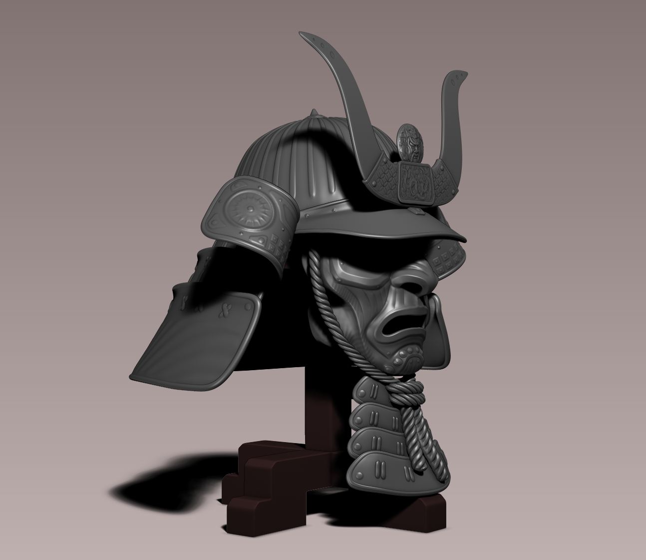 🗡️ SAMURAI HELMET - KABUTO III・ STL File for 3D printing・Cults