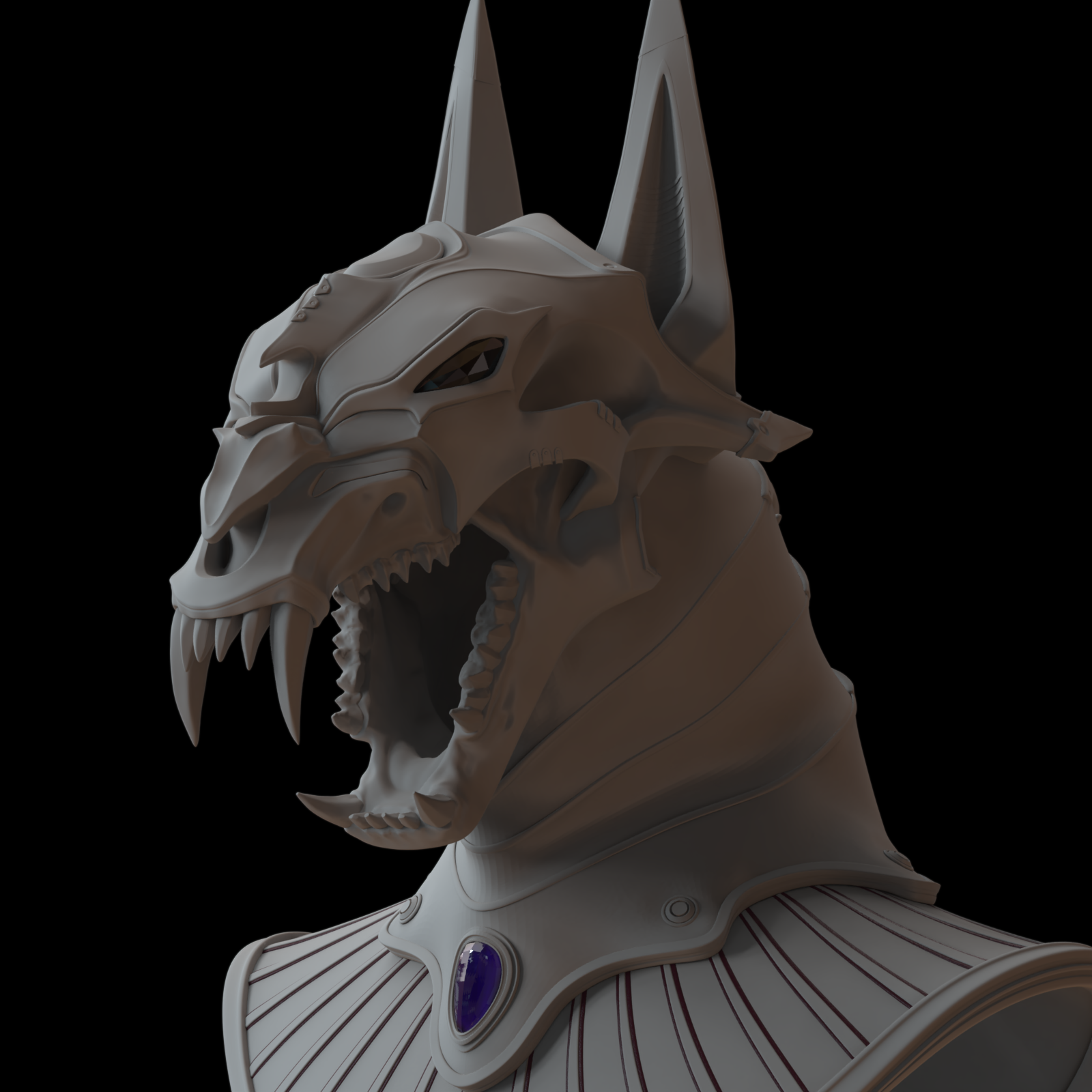 STL file Anubis Helmet 🪖 ・3D printing idea to download・Cults