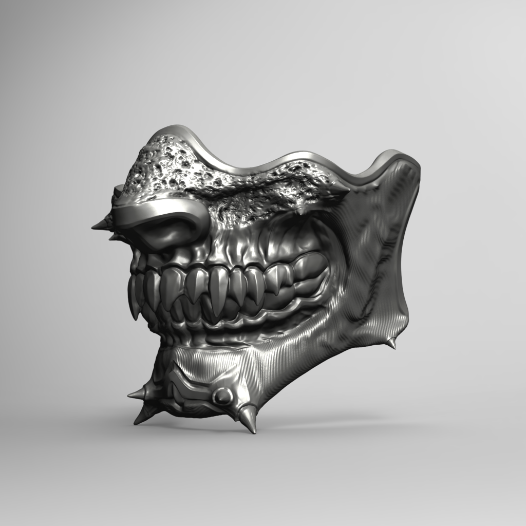 🗡️ Samurai Mask II・ STL File for ・Cults