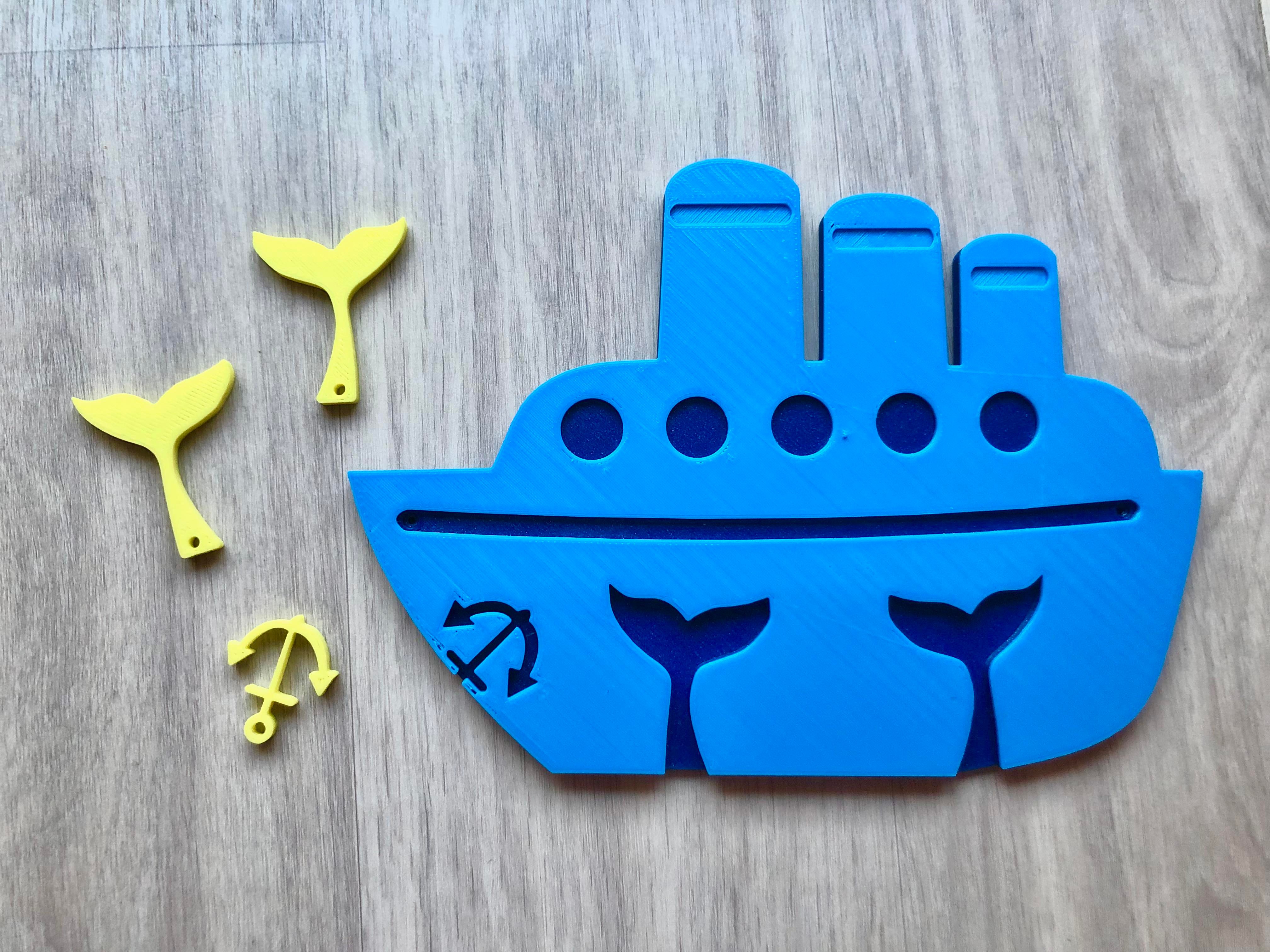 STL file boat key ring 🛥️ ・3D print object to download・Cults