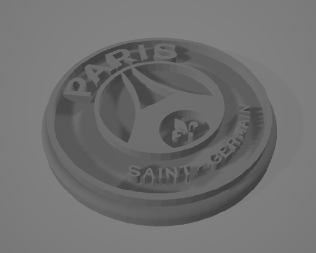 Fichier STL Logo PSG 🦶 ・Modèle à imprimer en 3D à télécharger・Cults