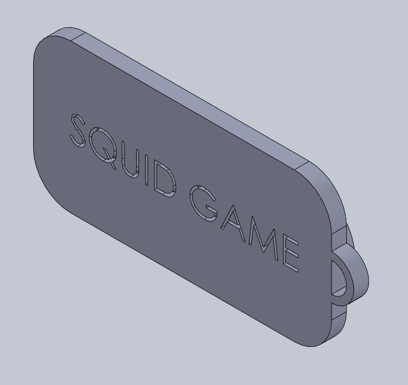 STL file Squid Game Keychain 🦑・Model to download and 3D print・Cults