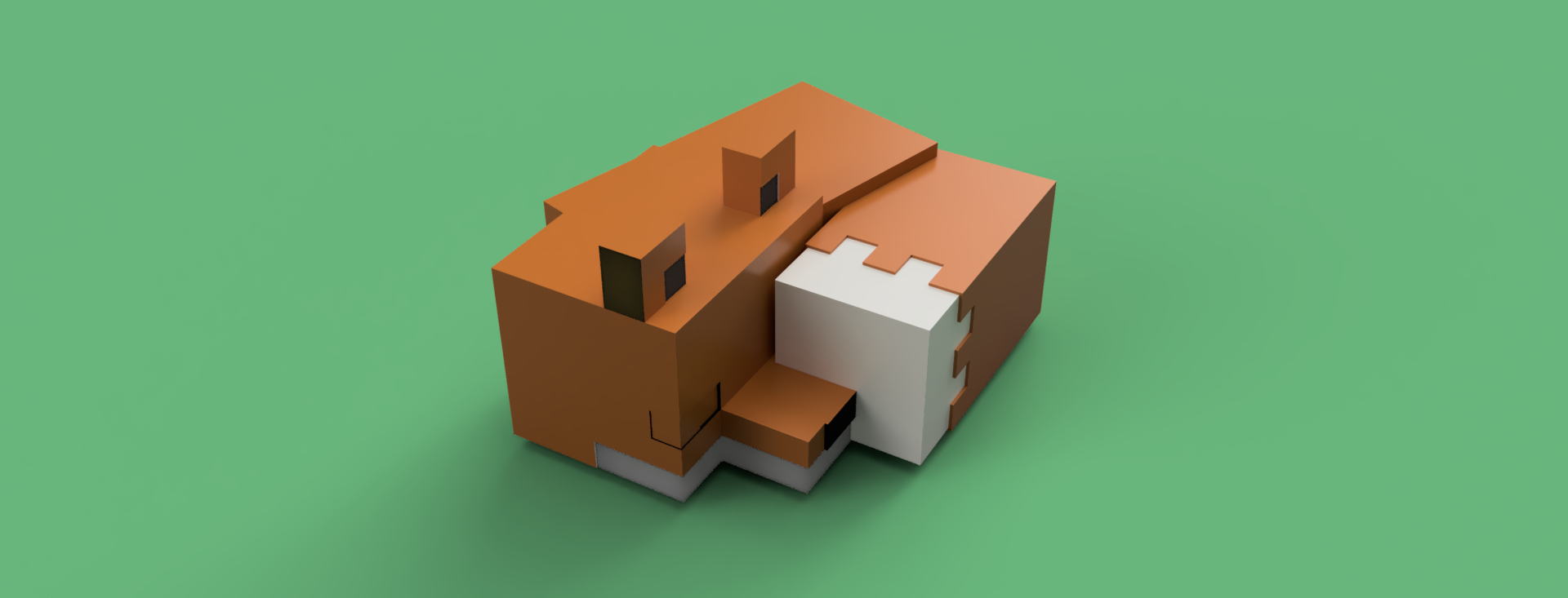 STL file Minecraft Fox Standing, Sitting, Sleeping (Keychain) 🦊・3D ...