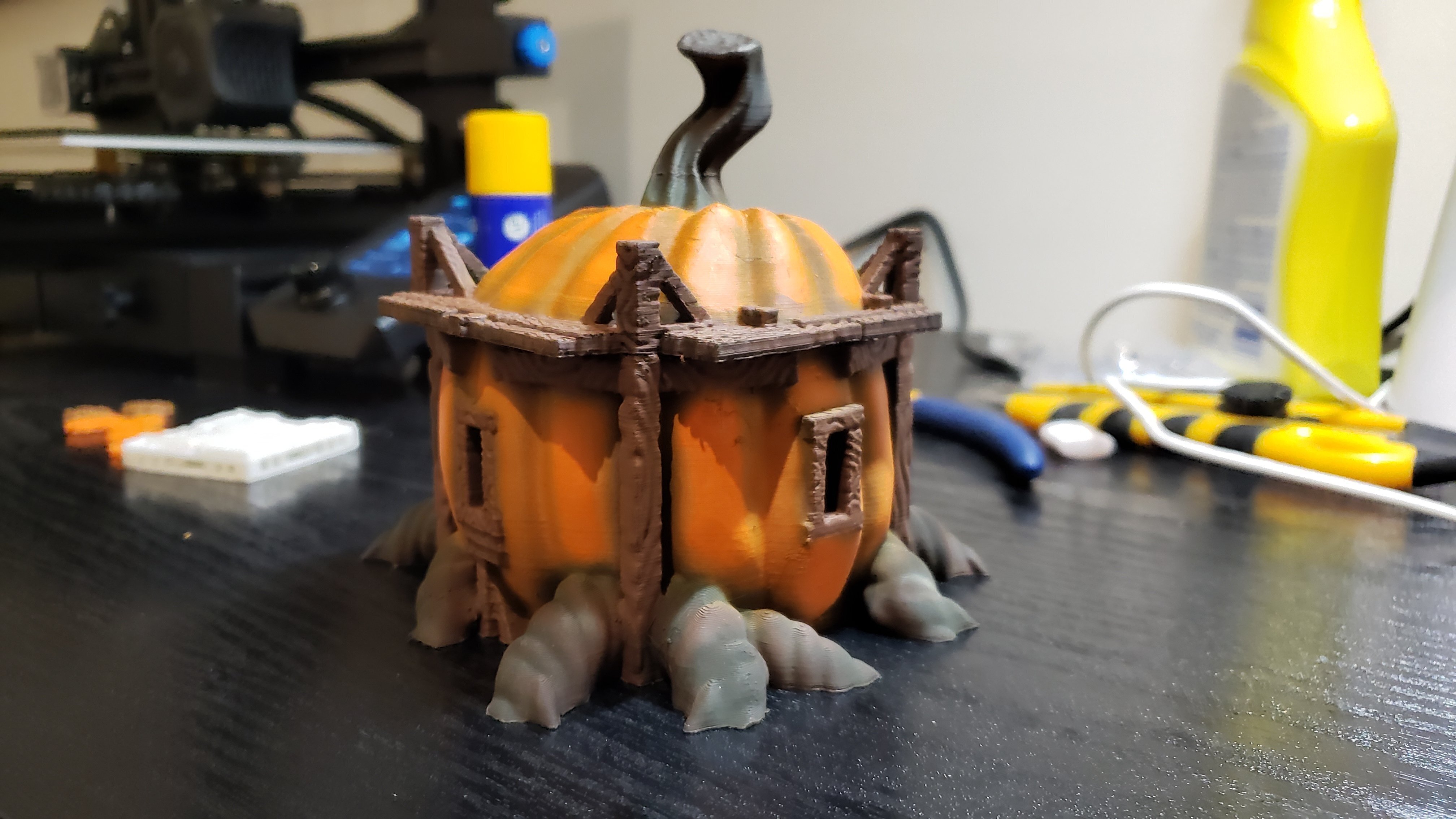 🎃 Pumpkin House (28mm/32mm scale)・3D Print・Cults
