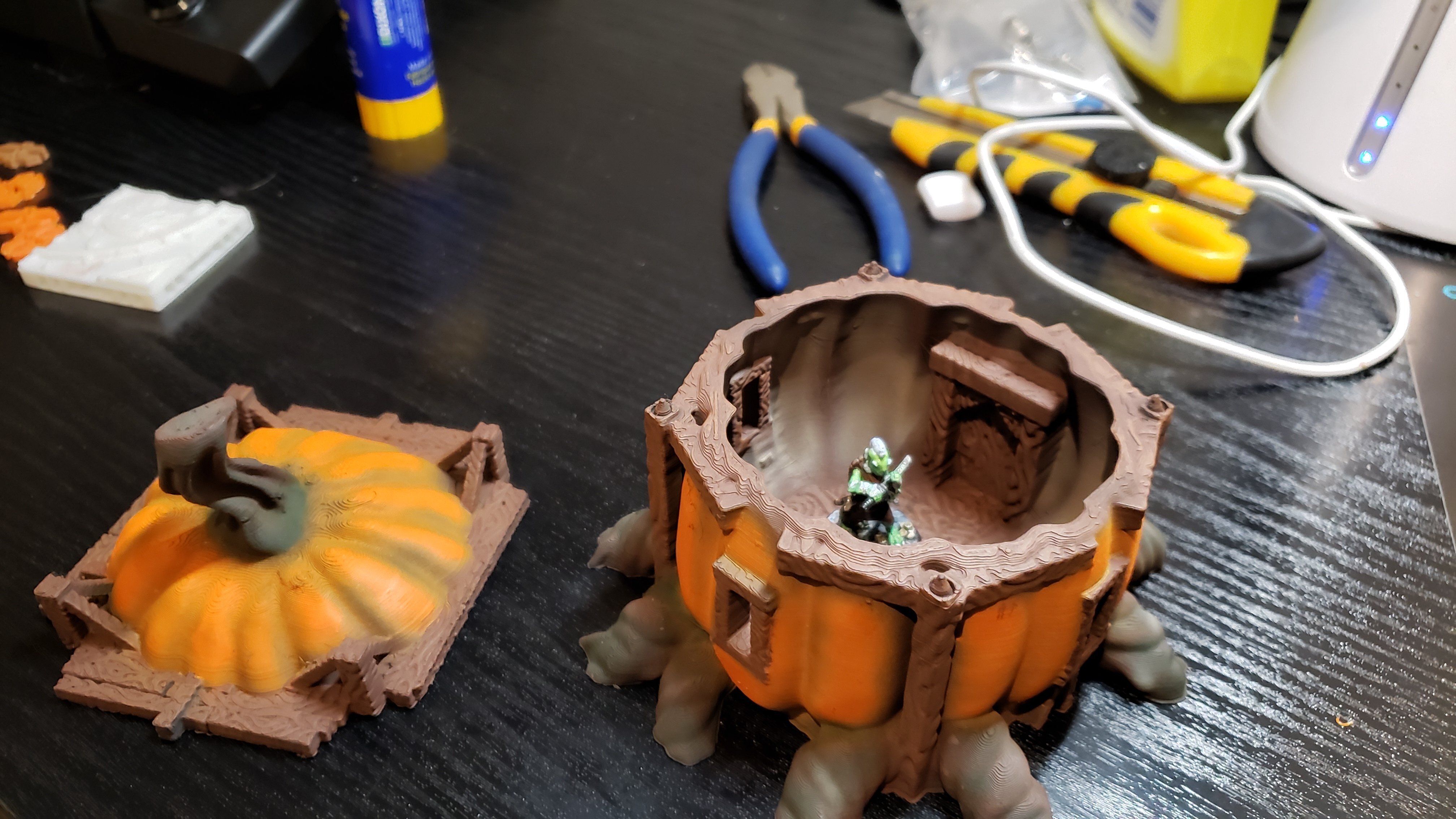 🎃 Pumpkin House (28mm/32mm scale)・3D Print・Cults