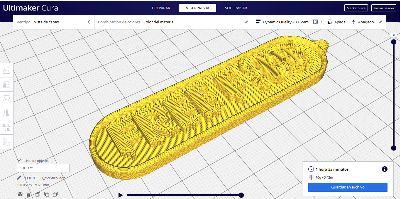 STL file FREE FIRE - KEY RING 🆓 (GCODE)・3D printable model to download ...