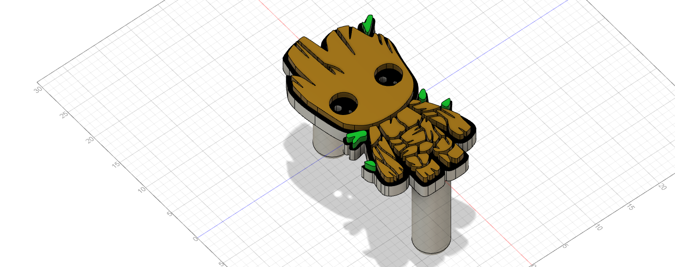 STL file GROOT SWITCH PROTECTOR 🏠 ・3D printer model to download・Cults