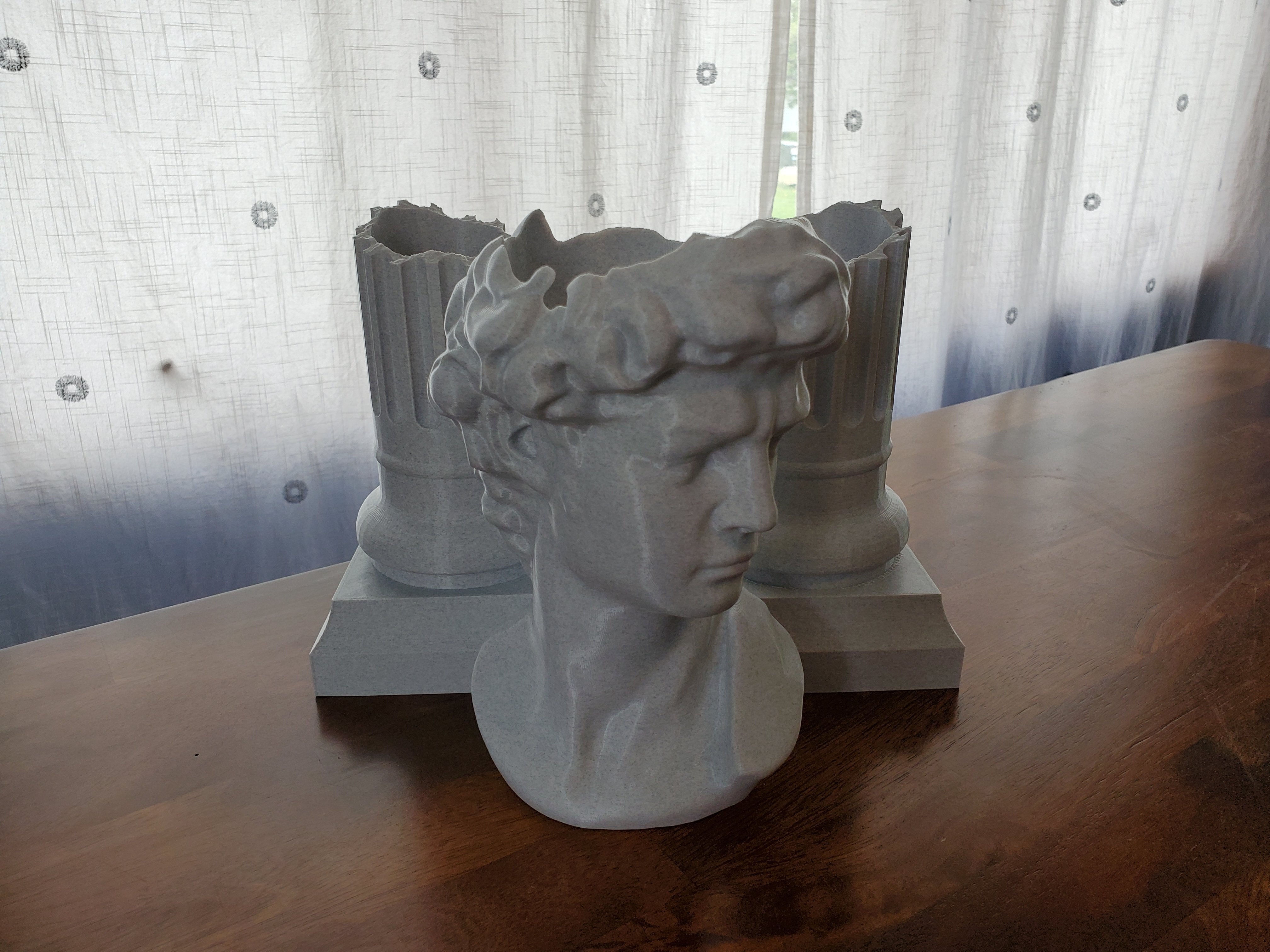 3D printing David Head Planter・Cults