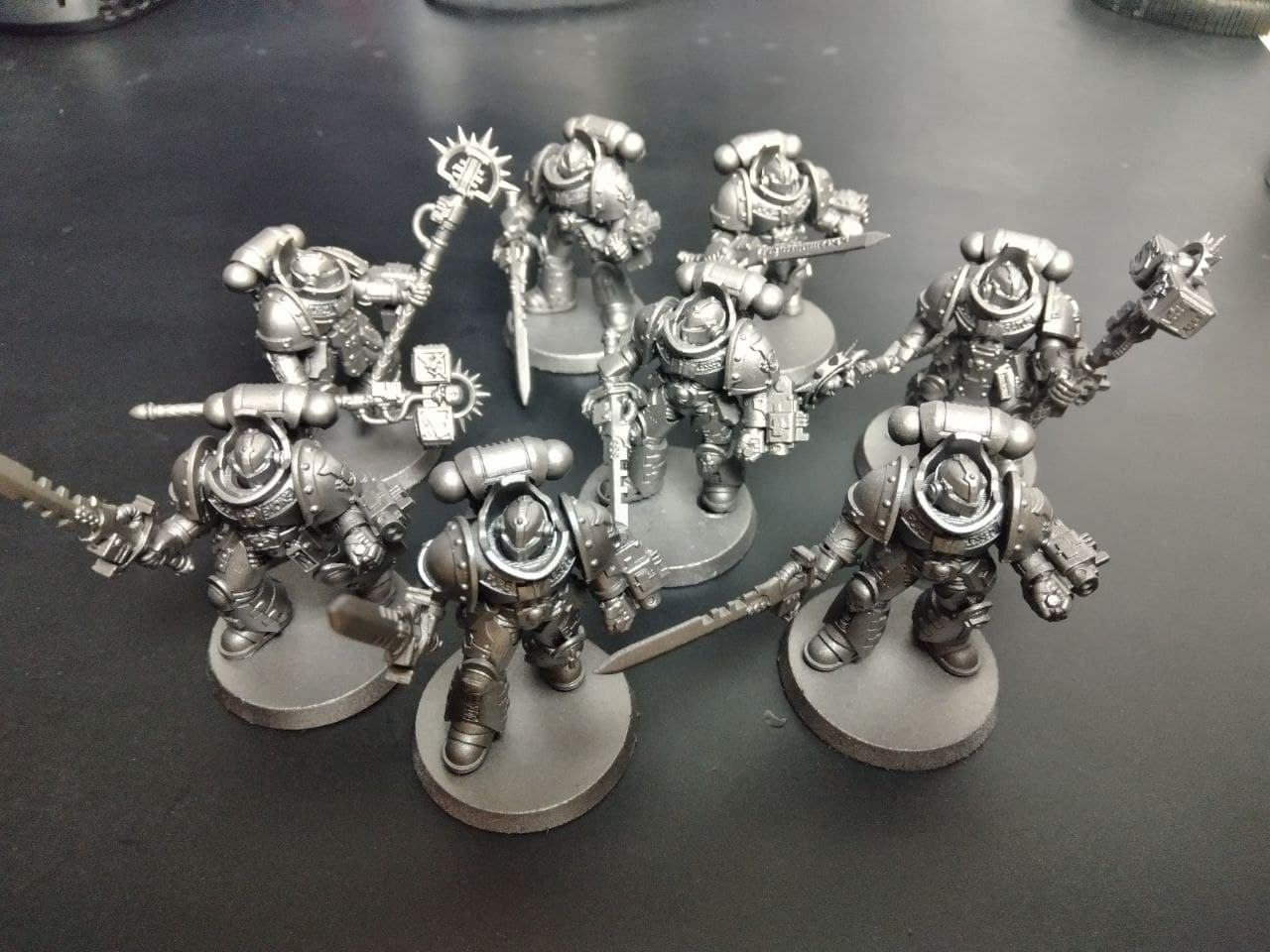 3D printed Primaris Grey Knight squad・Cults