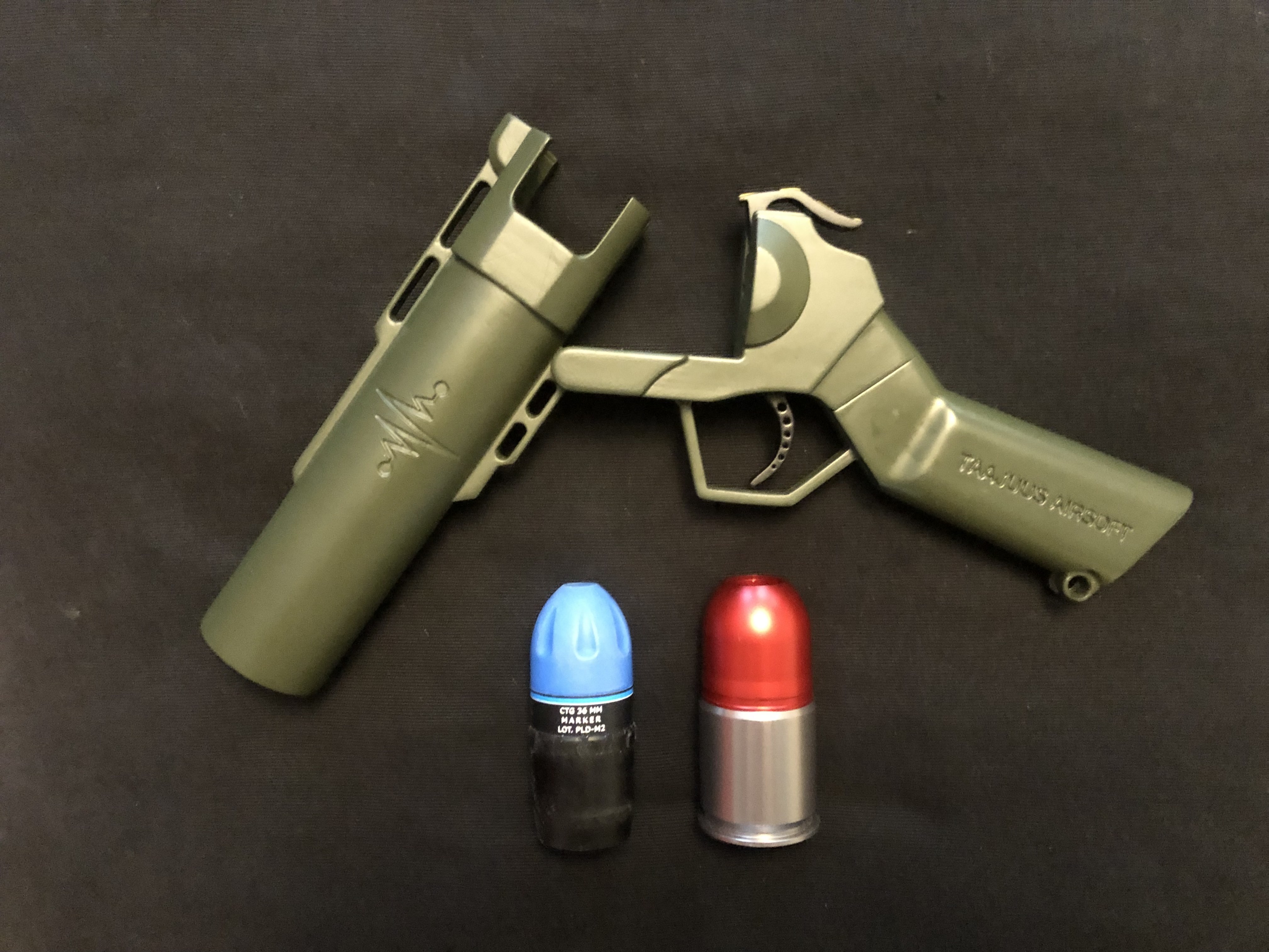 🔫 40mm Grenade pistol A-body・ STL File for ・Cults