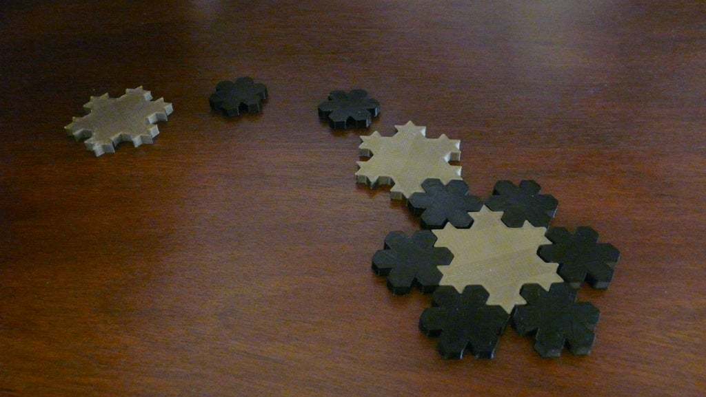 Free STL file Infinite Puzzle - Koch Snowflakes 🧩 ・3D print object to ...