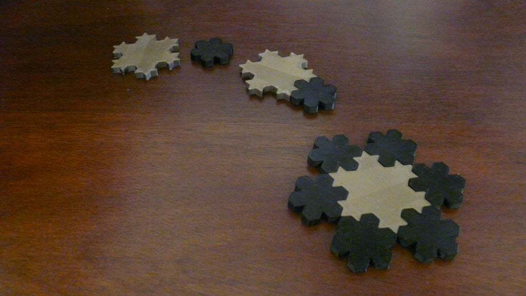 Free STL file Infinite Puzzle - Koch Snowflakes 🧩 ・3D print object to ...
