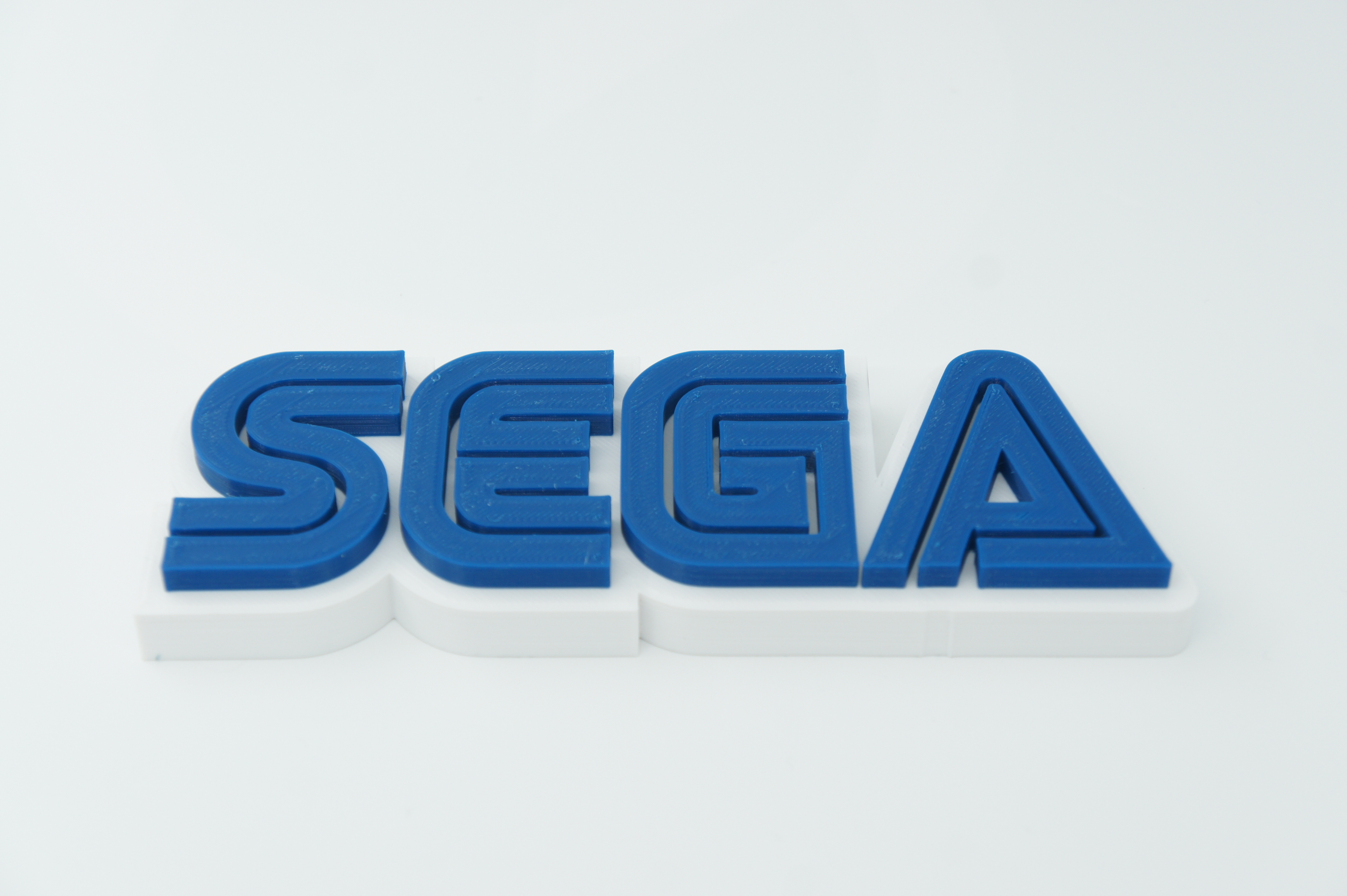 Archivo STL Logotipo de Sega 🎲 ・Modelo para descargar y imprimir en 3D ...
