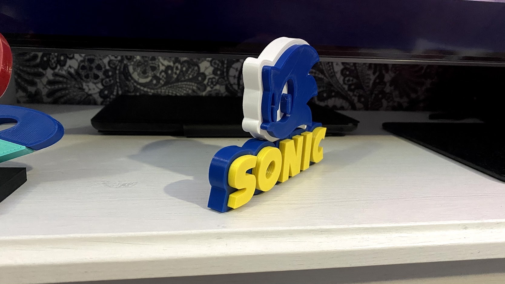 STL file sonic logo 🎮 ・3D printable model to download・Cults