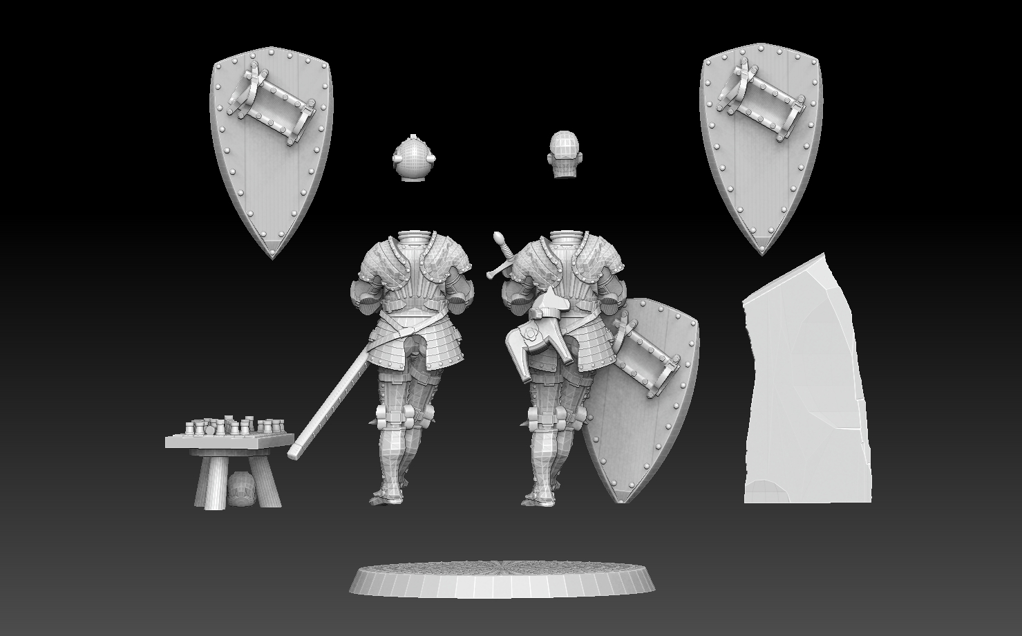 3D file Norse Knight Megapack 🇮🇸・3D printing idea to download・Cults