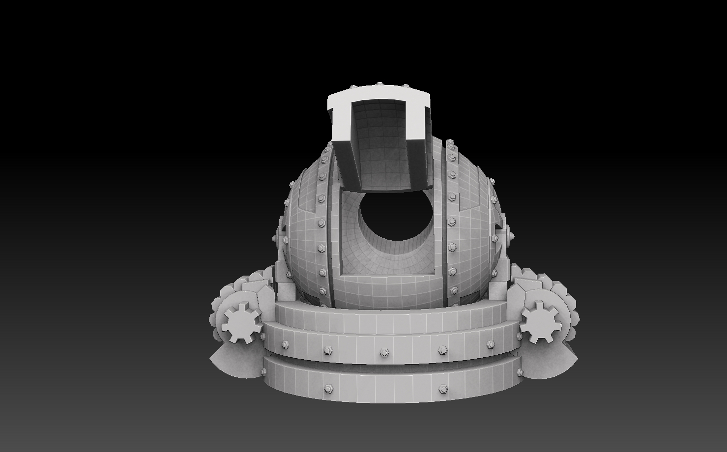 Ball Turret・ 3D File for ・Cults