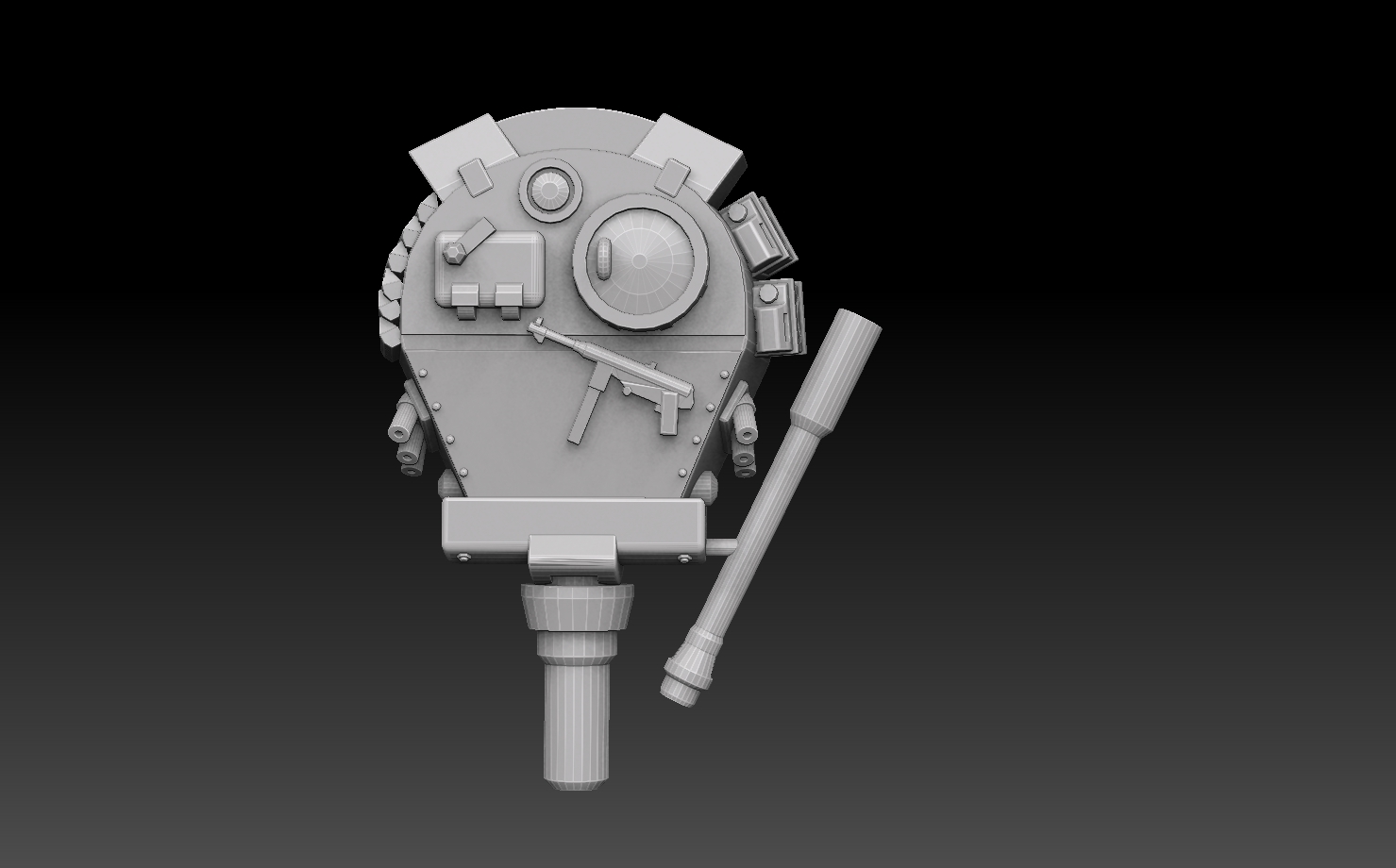 STL file Tiger Tank Turret 🐅・Model to download and 3D print・Cults