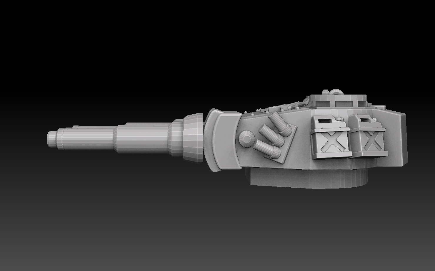 STL file Double Barrelled Tiger Tank Turrets 🐅 ・Template to download ...