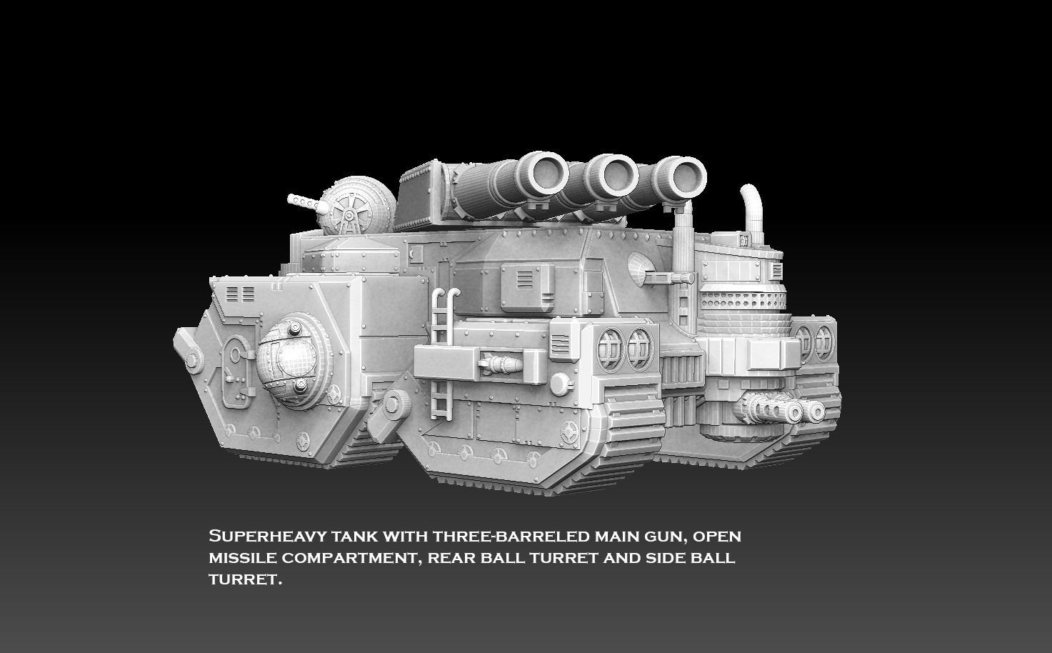 🪖 Modular Superheavy Tank・ 3D File for 3D printing・Cults