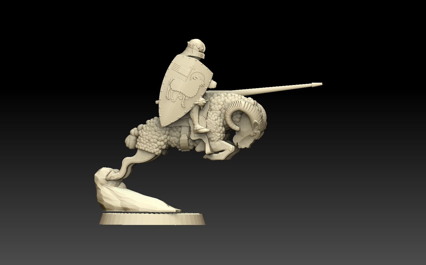 3D file Ram Knights Megapack 🐏 ・3D printing model to download・Cults