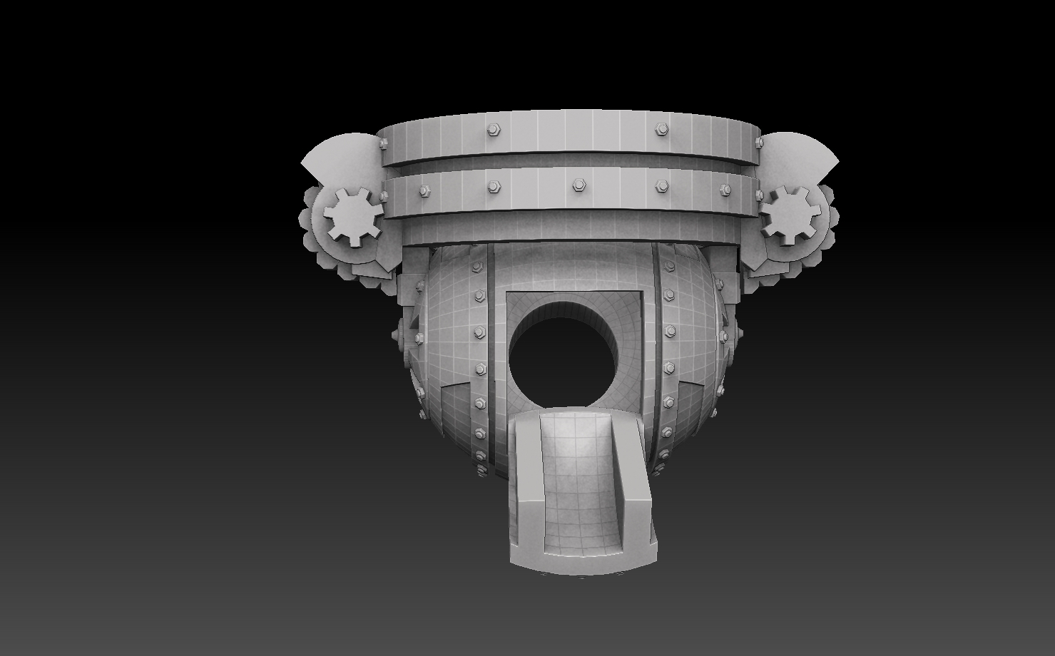 Ball Turret・ 3D File for ・Cults