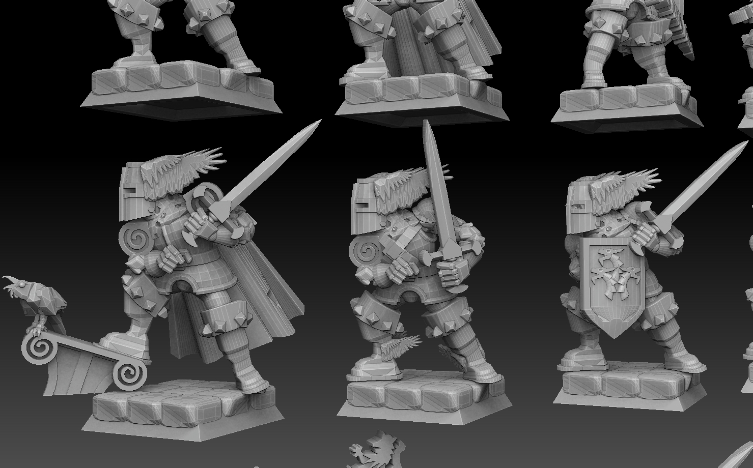 STL file Medieval Knight Megapack ⚔ ・3D printer design to download・Cults
