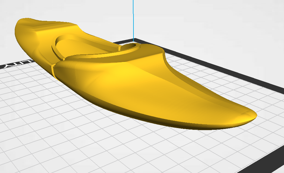 🛶 1:10 scale basic kayak・ STL File for ・Cults