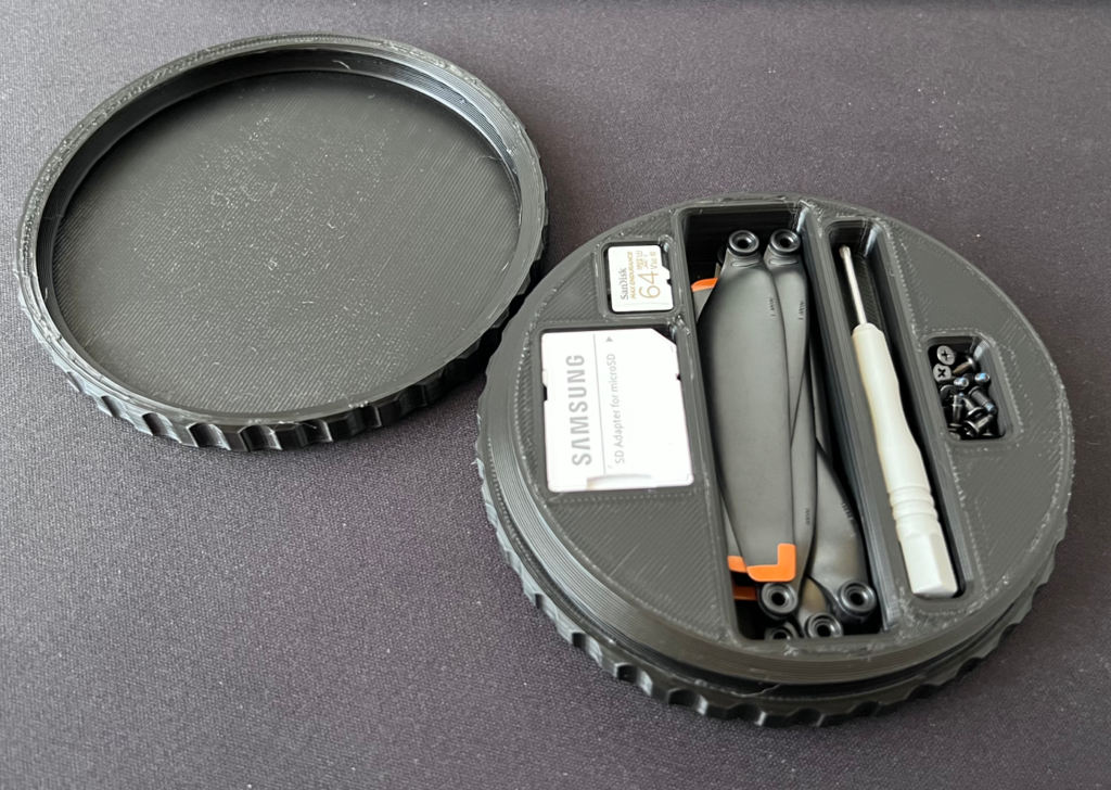 🃏 DJI Mini 3/3 Pro Threaded Case - Spare Parts & SD Cards・Free STL File ...