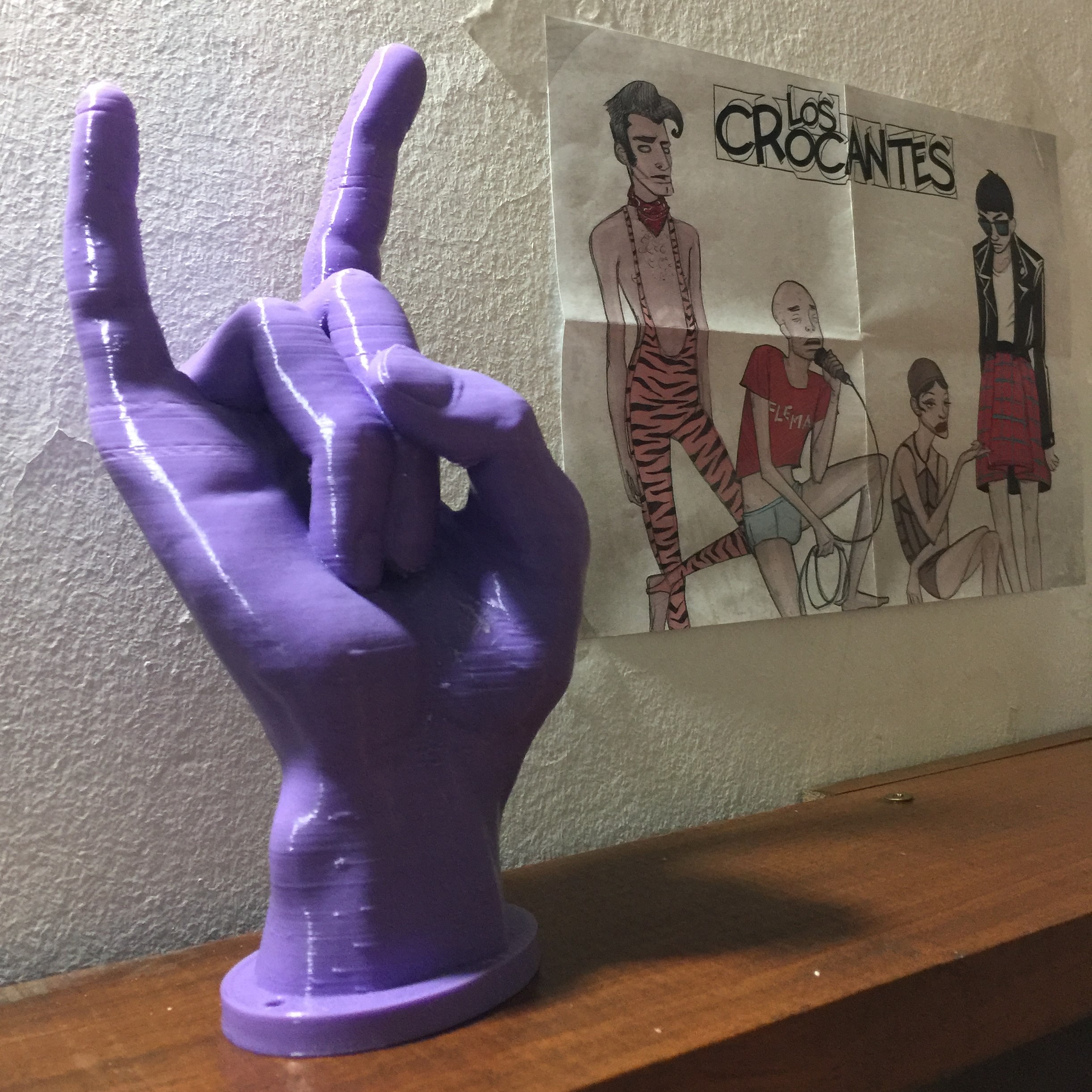 STL file Rock on hand - mano rockera 🪨 (STEP)・Template to download and ...