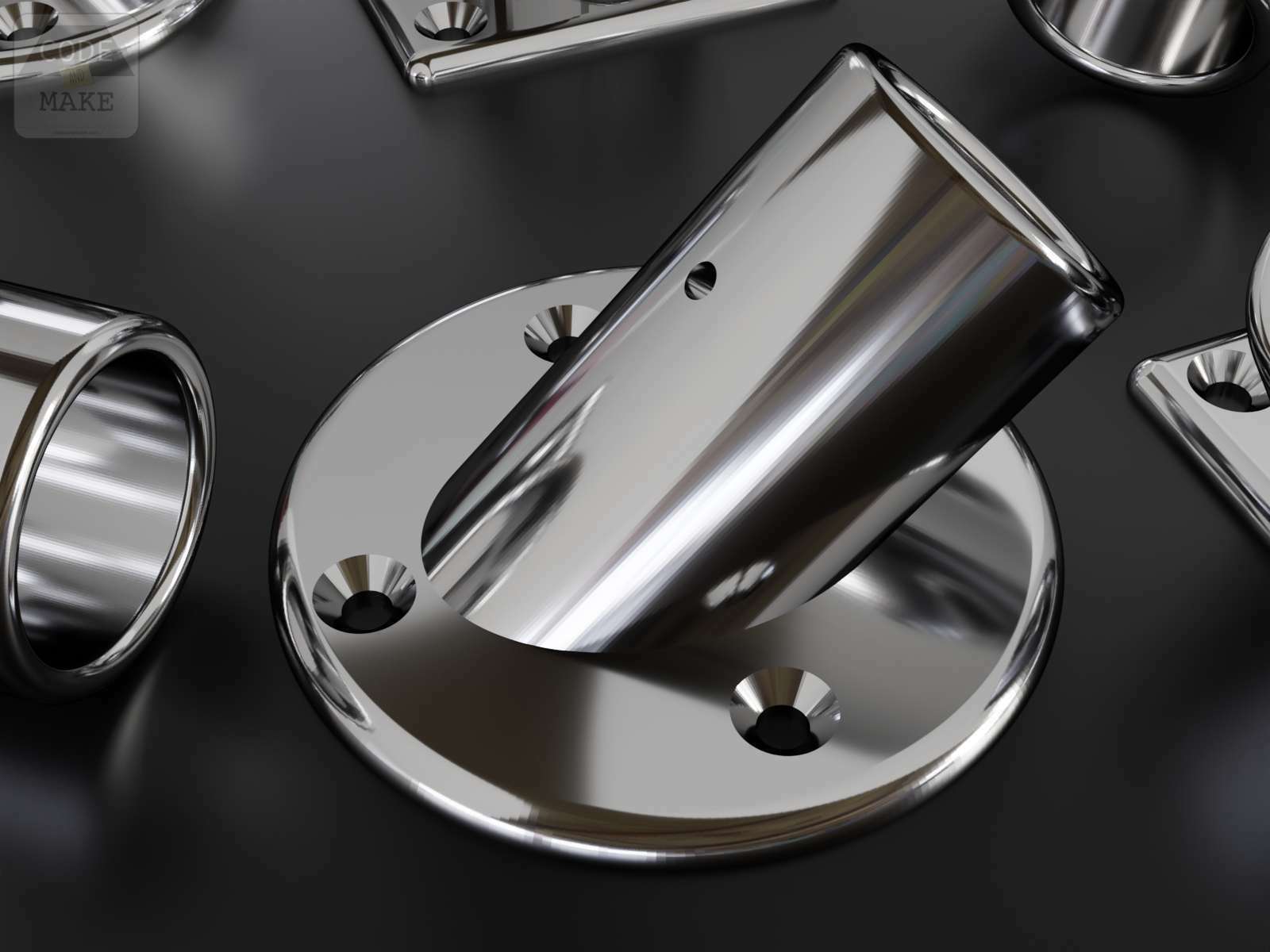 🛥️ Fully Customizable Boat Rail Base・Free STL File for ・Cults