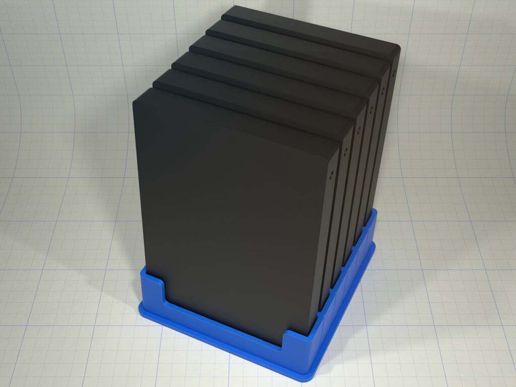 Free SCAD file Hard Drive Holder (HDD, SSD & M.2) 🖥️ ・3D printable ...