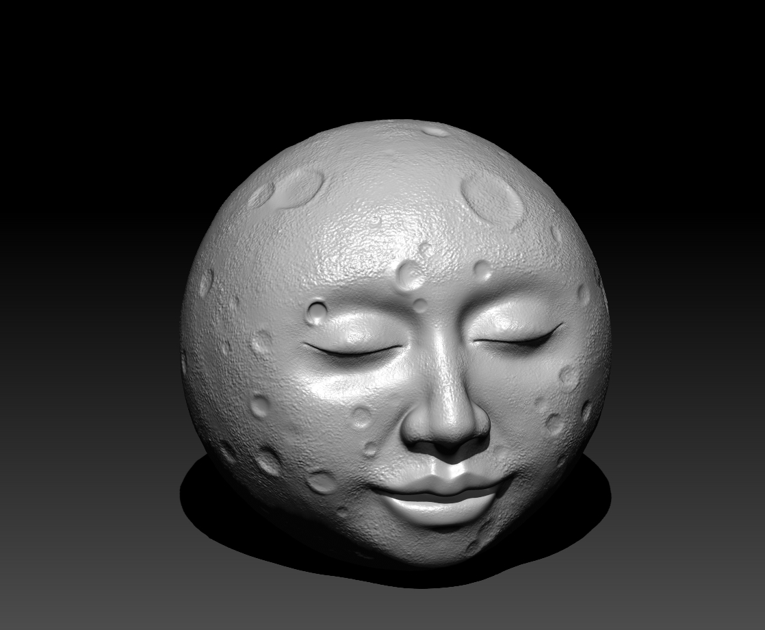 🌙 The face of the moon・ 3D File for ・Cults