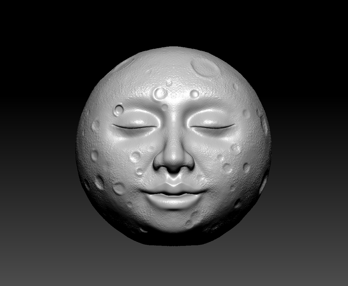 🌙 The face of the moon・ 3D File for ・Cults