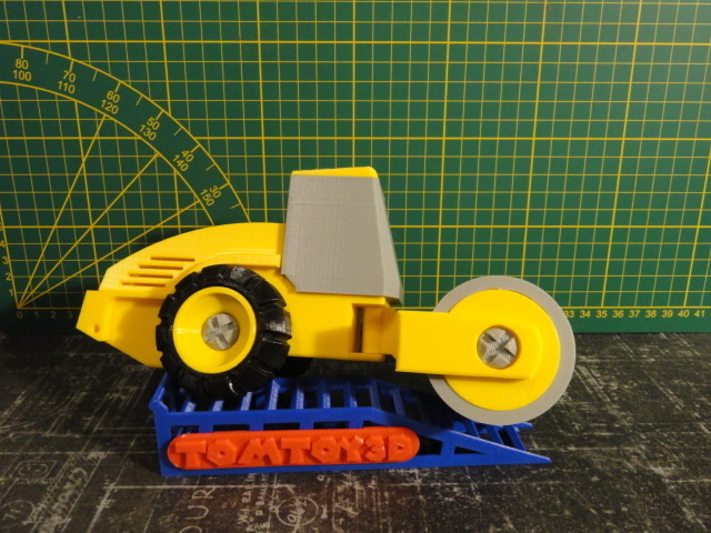 STL file Roller Compactor / Compactor Roller 🧒 ・Model to download and ...