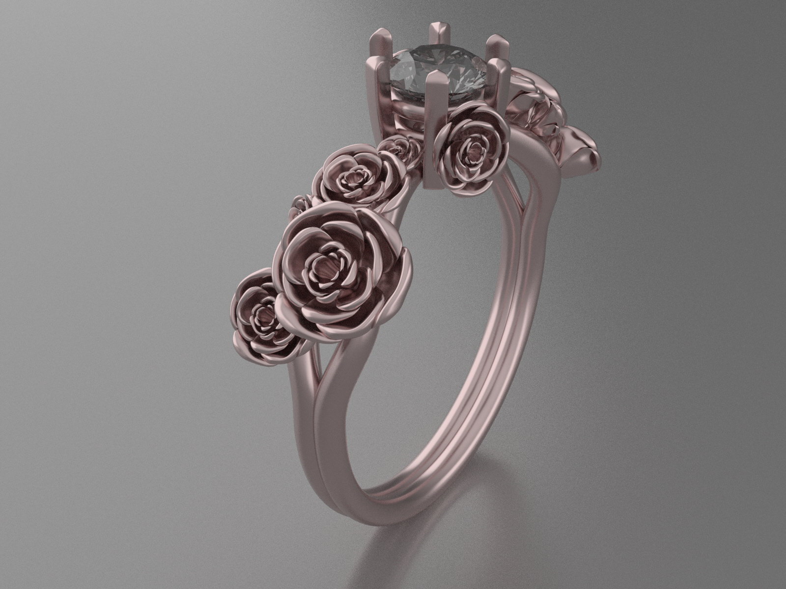 Archivo 3D anillo rosas 💍 ・Plan para descargar y imprimir en 3D・Cults