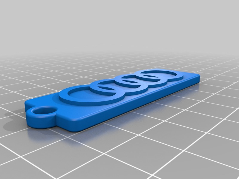 Free 3D file Keychain Audi 🗝️ ・3D printer model to download・Cults
