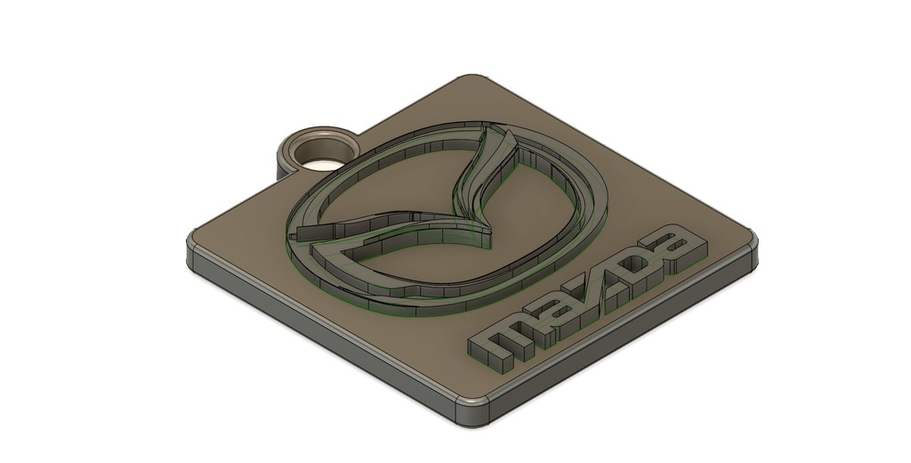 Free 3D file Keychain Mazda 🗝️・3D printer design to download・Cults