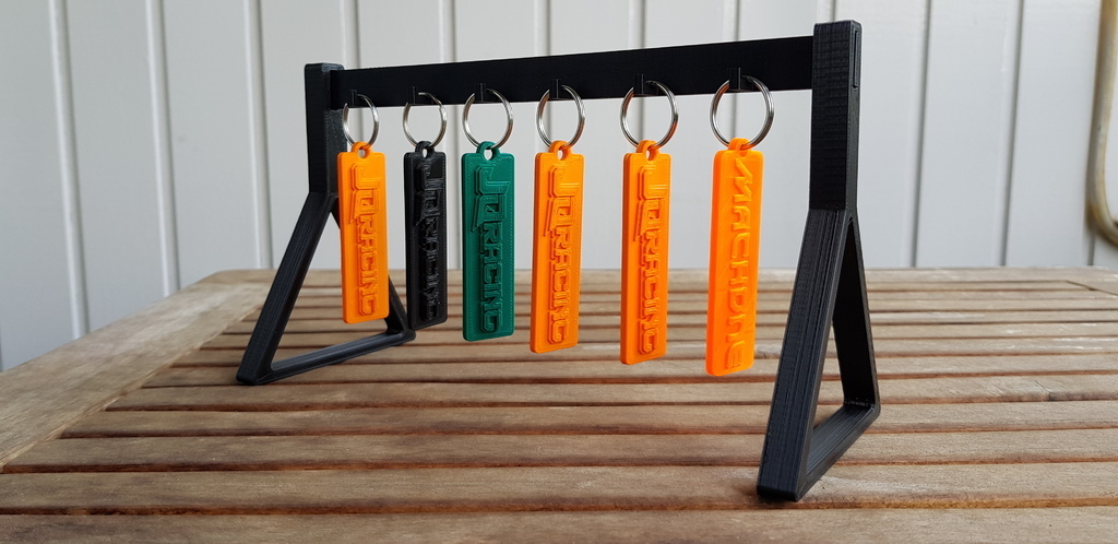 🗝️ KeyChain Display Stand・Free 3D File for ・Cults