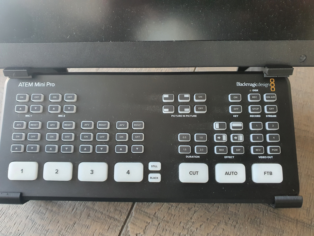 Free 3D file Atem Mini Pro Stand with Monitor 🧞‍♂️・3D print object to ...