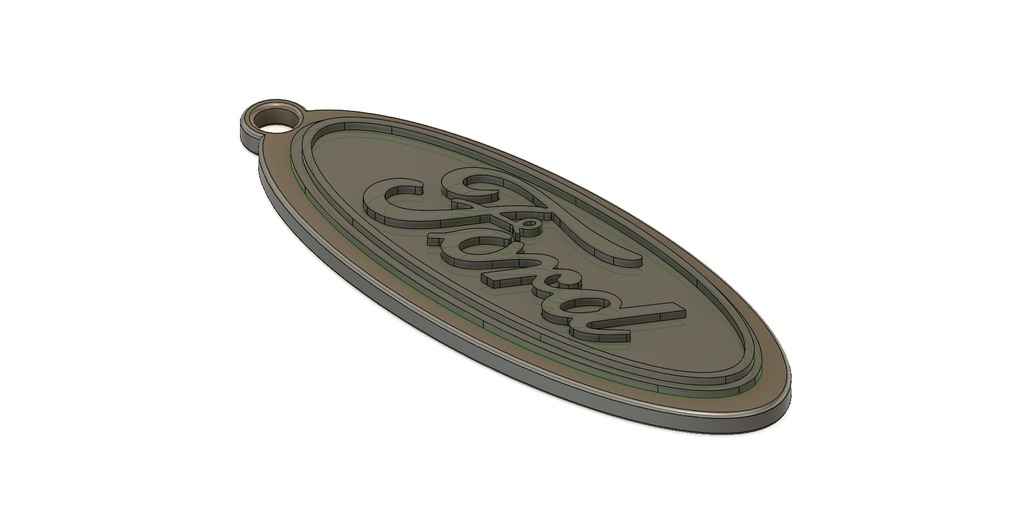 🗝️ Keychain Ford・Free 3D File for ・Cults