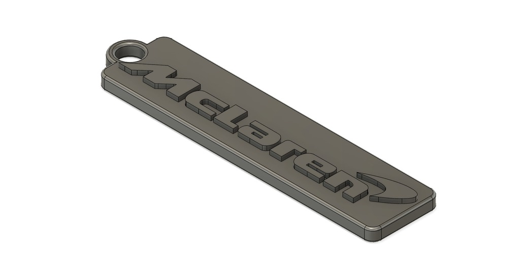 Free 3D file Keychain McLaren 🗝️ ・3D printing design to download・Cults