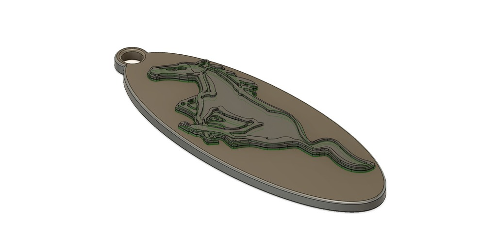 🗝️ Keychain Ford Mustang・Free 3D File for ・Cults