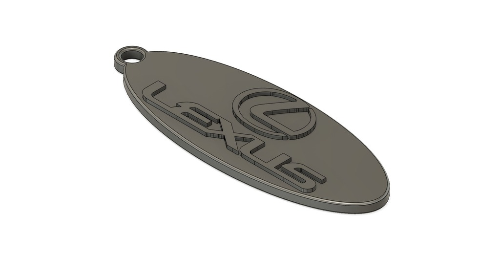 Free 3D file Keychain Lexus (2) 🗝️・3D print design to download・Cults