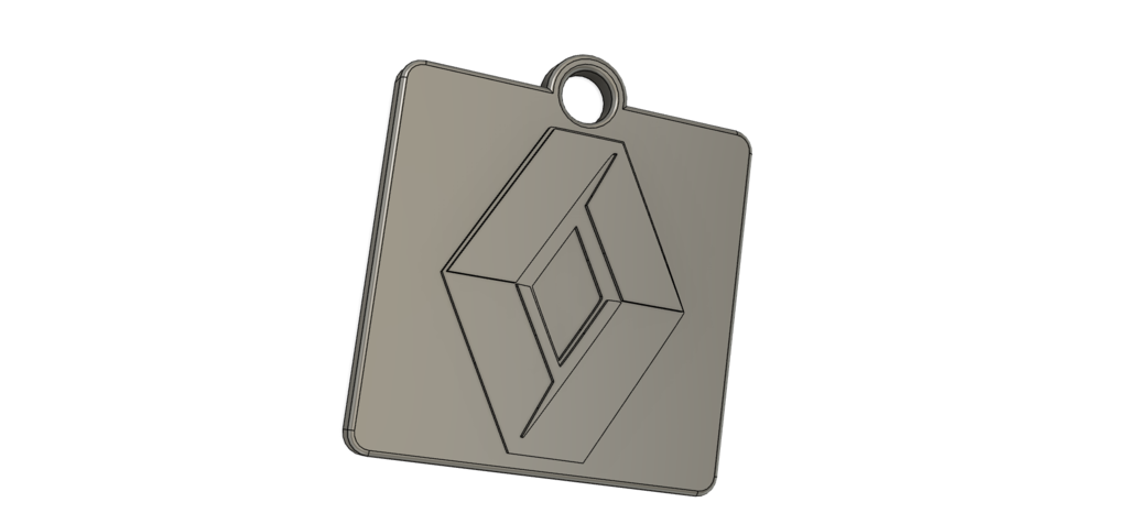 Free 3D file Keychain Renault 🗝️・Model to download and 3D print・Cults