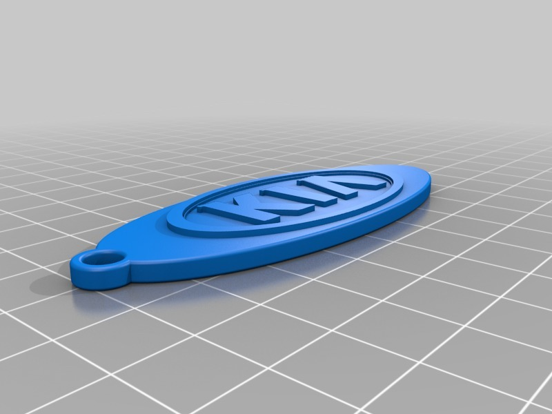 Free 3D file Keychain KIA 🗝️ ・3D printer design to download・Cults