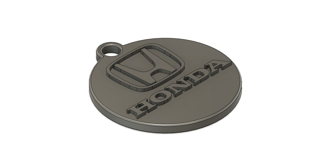Free 3D file Keychain Honda (3) 🗝️・3D printing design to download・Cults