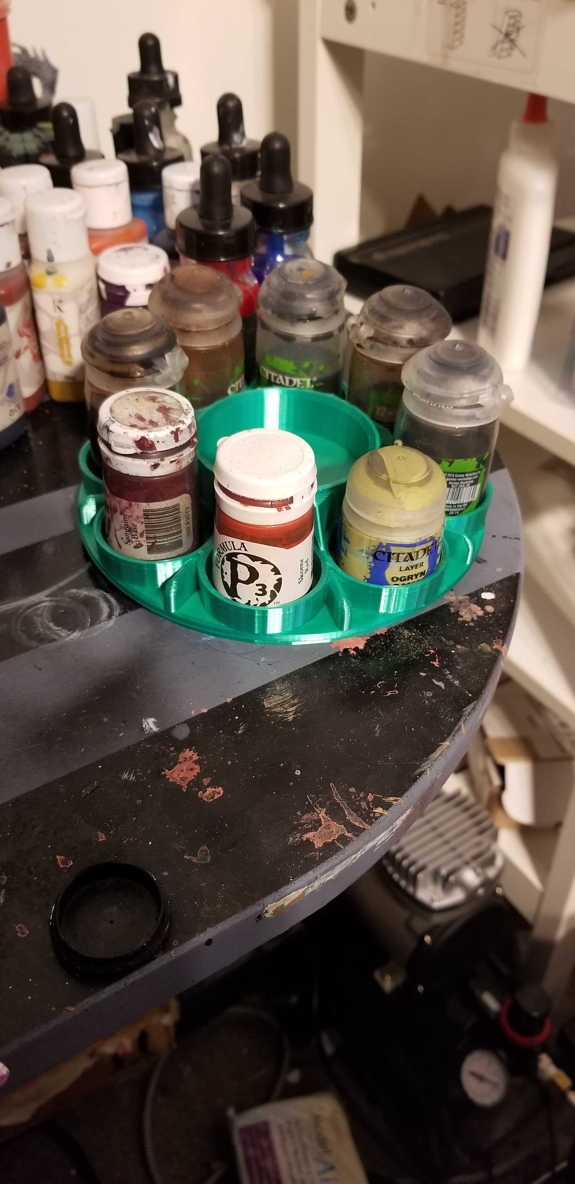 3D printed Paint Rack - Citadel - Rotating・Cults