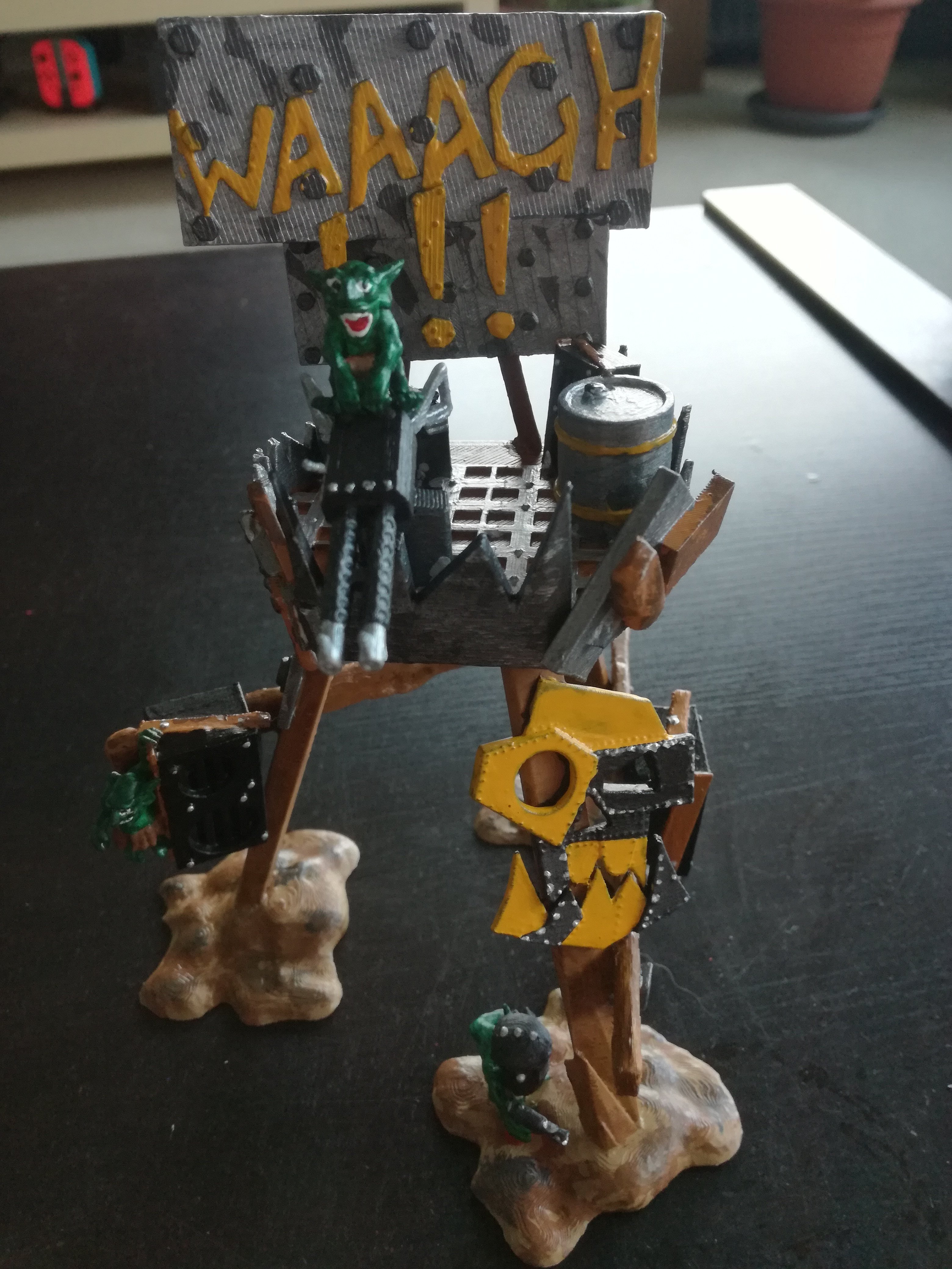 🏛️ Orc Waaagh Tower・3D Print・Cults