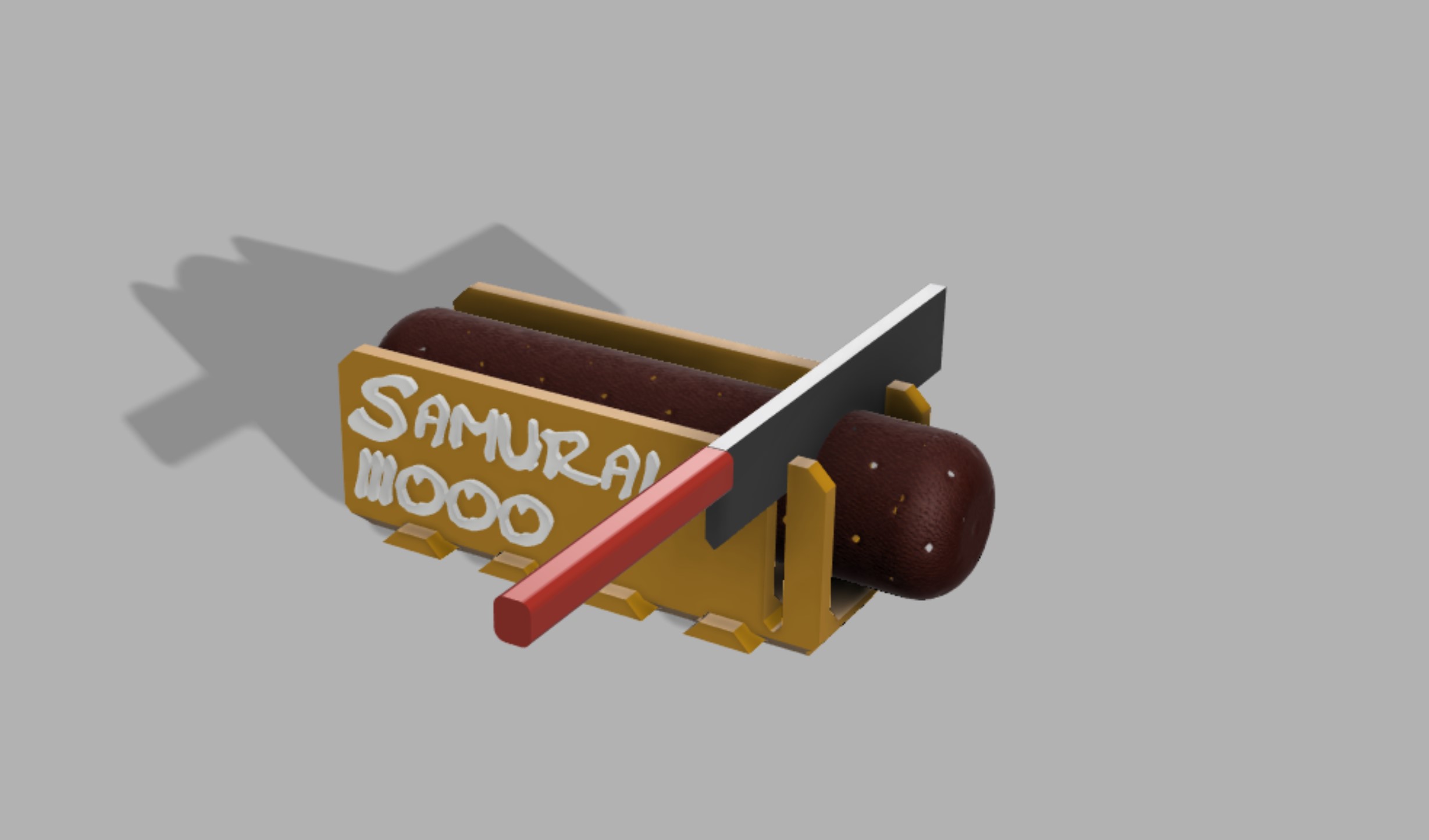 STL file Bread / Meat / Salami Cutting Board 🍞 ・3D print design to ...