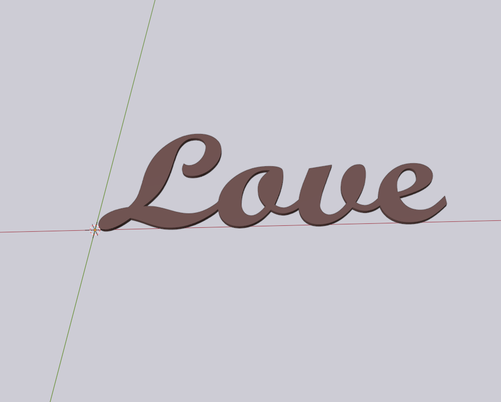 STL file message decoration - love ️‍🔥 ・3D printing template to ...